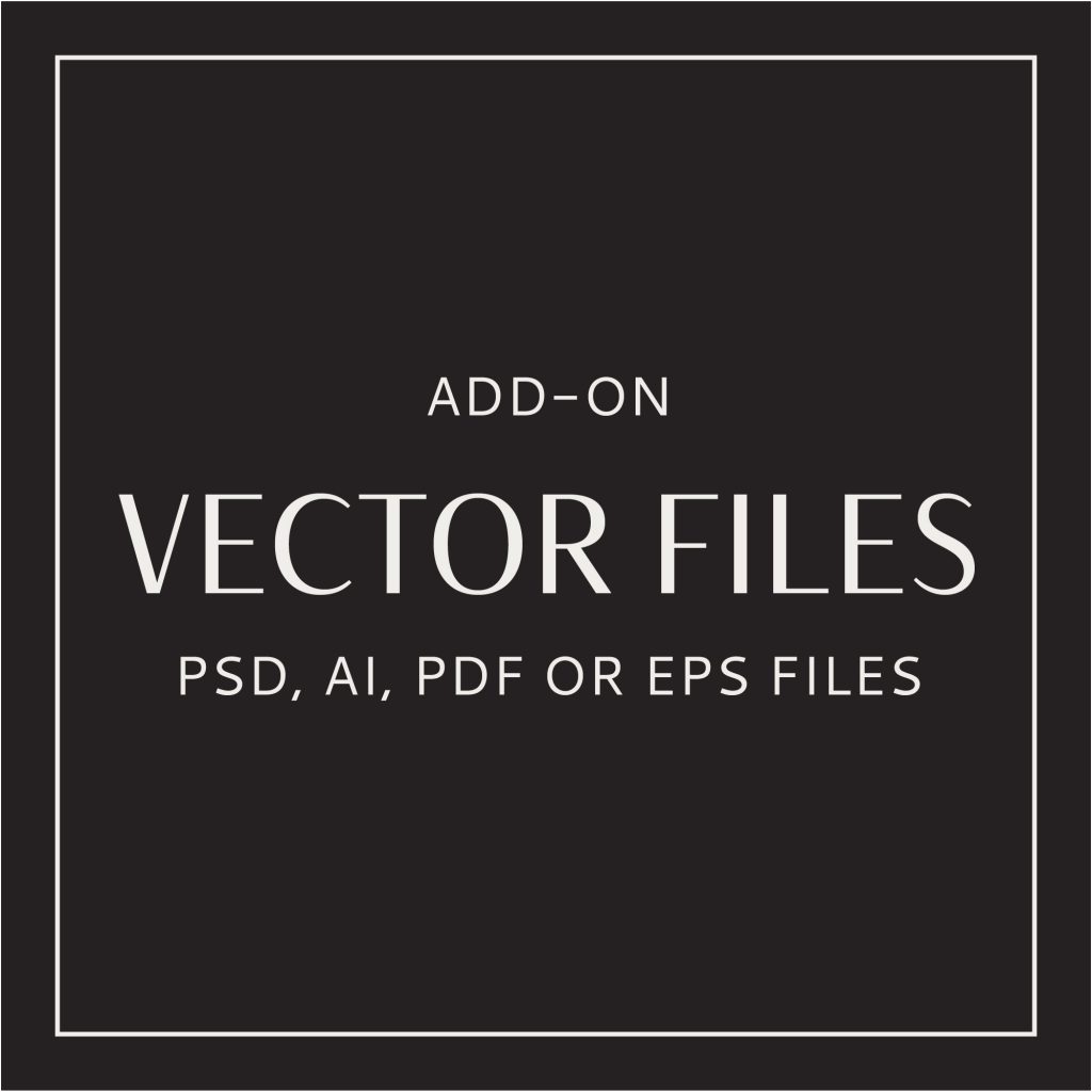 Add-on PSD, AI or EPS files • Macarons and Mimosas