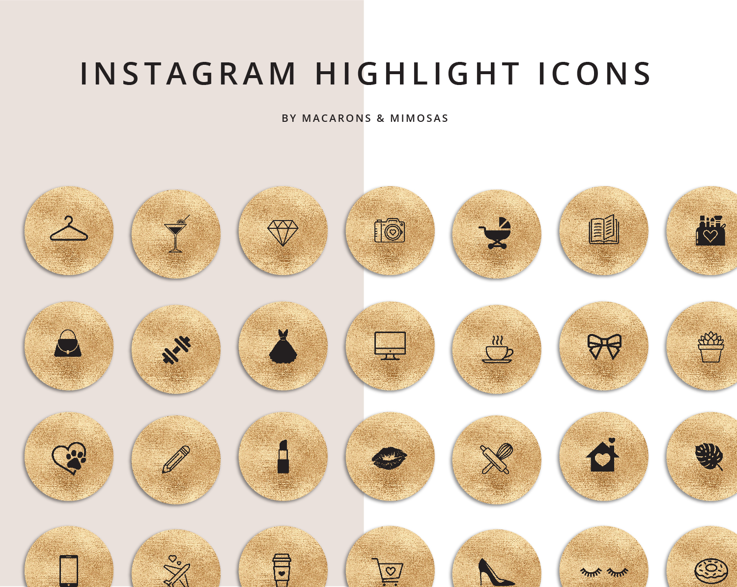 Instagram Highlight Template Cover Icons For Instagram Stories