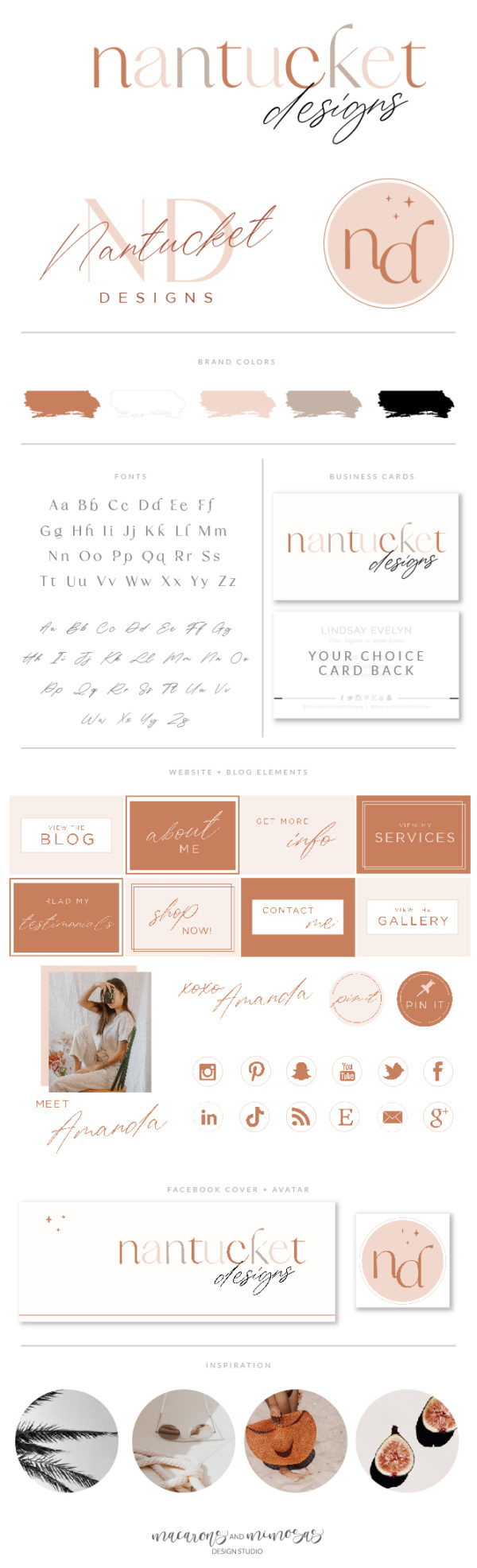 Best Boho Logo Designs • Boho Logo Maker • Macarons and Mimosas