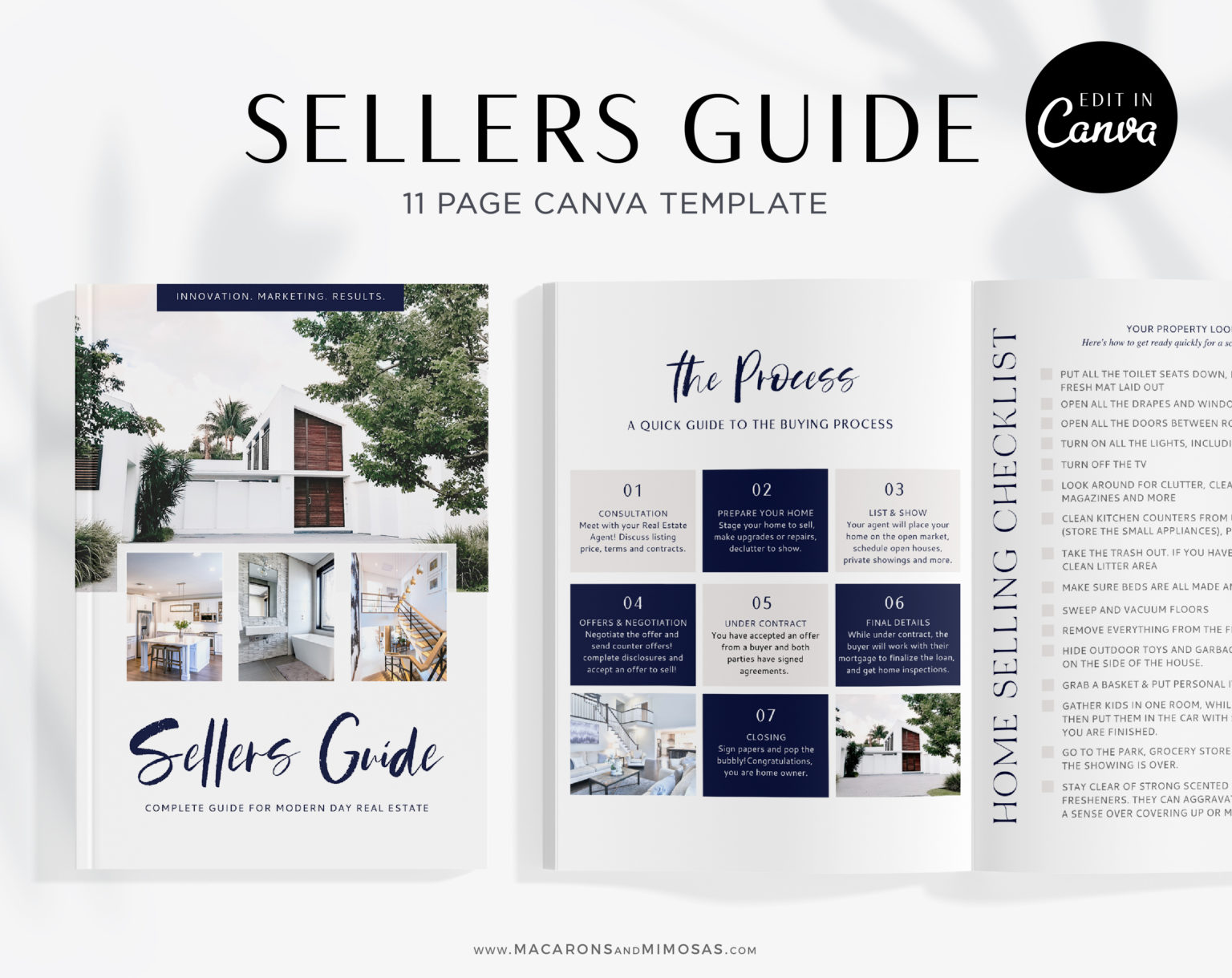 Realtor Buyers Guide Template for Canva • Macarons and Mimosas
