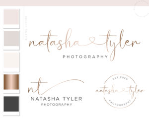 Natasha Tyler Logo Set • Macarons and Mimosas