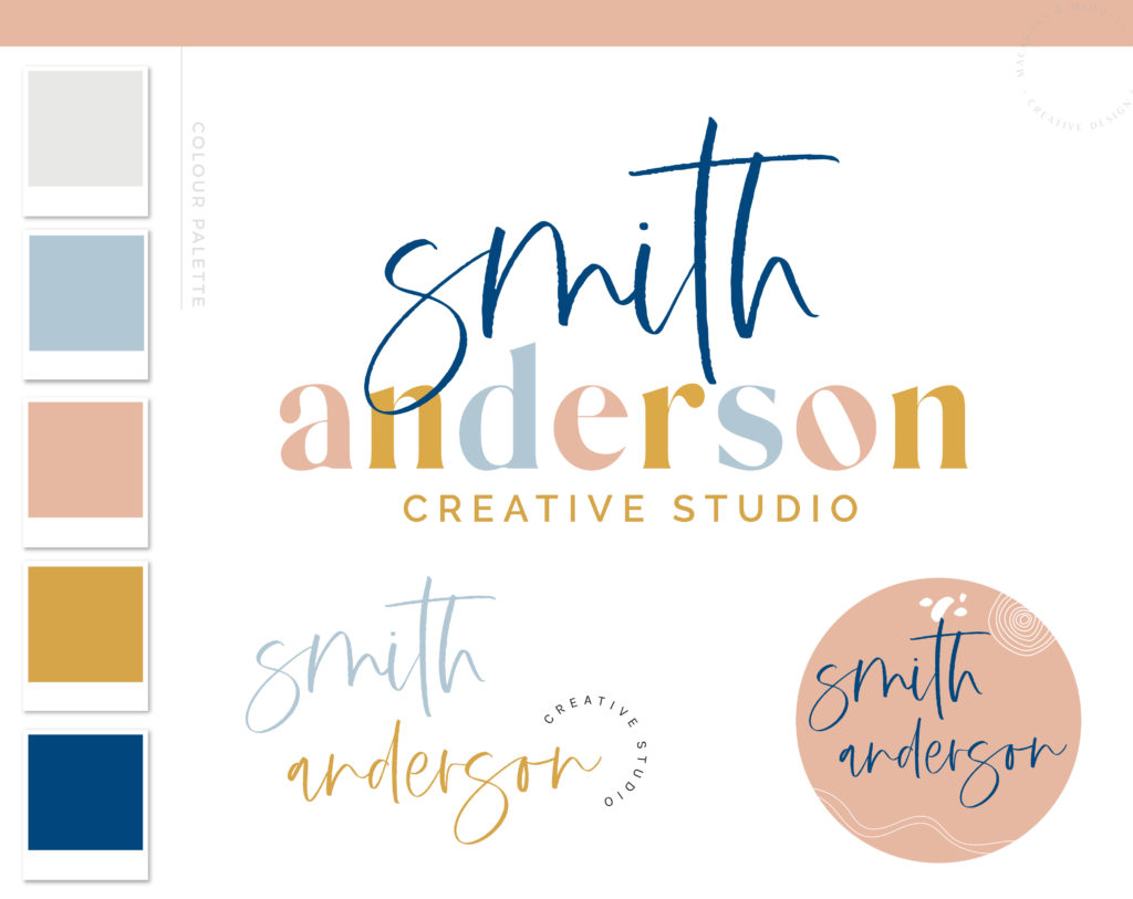 Smith Anderson Logo Set • Macarons and Mimosas