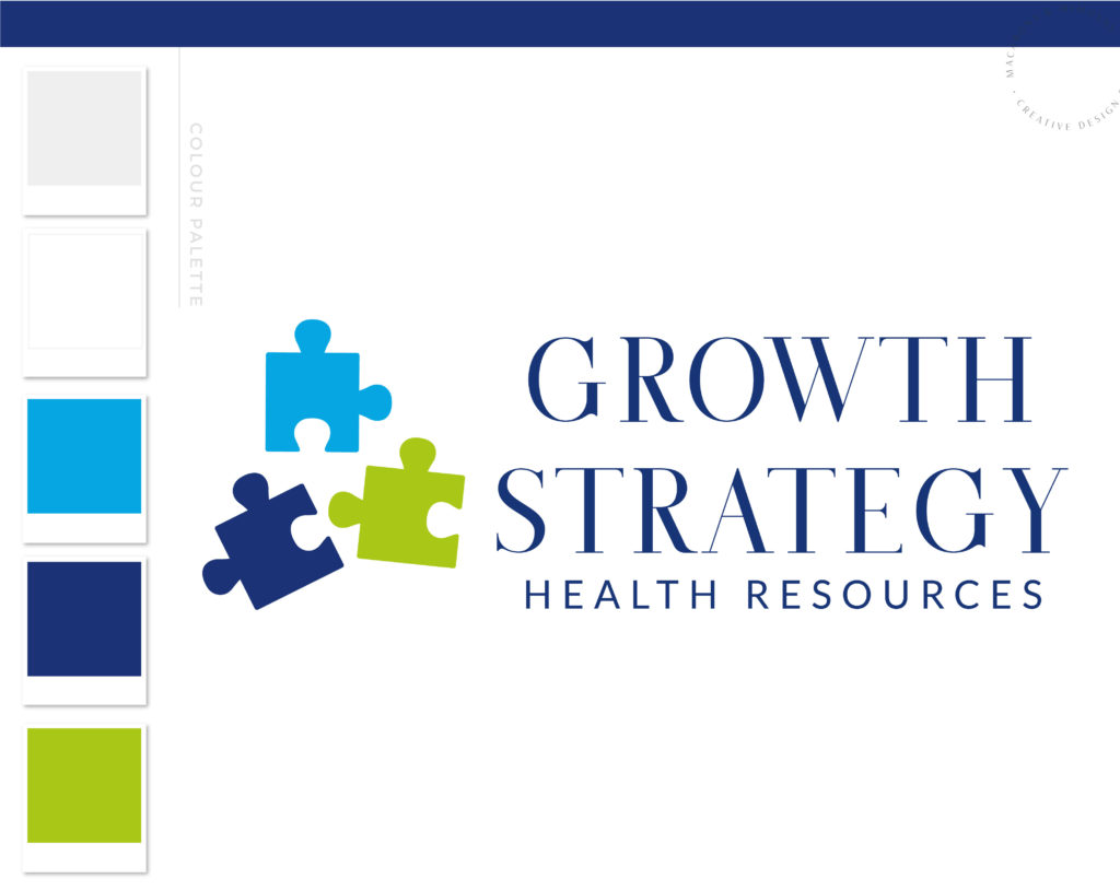 Growth Strategy Logo Design • Macarons and Mimosas