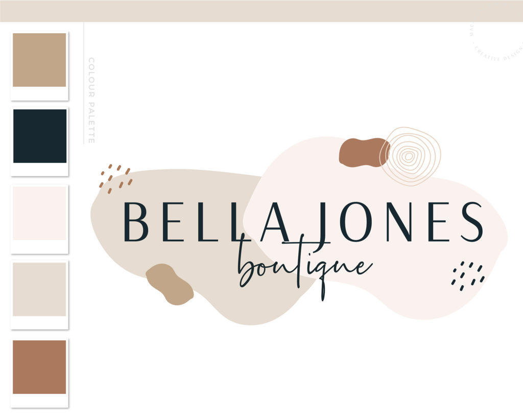 Bella Jones Logo Design • Macarons and Mimosas