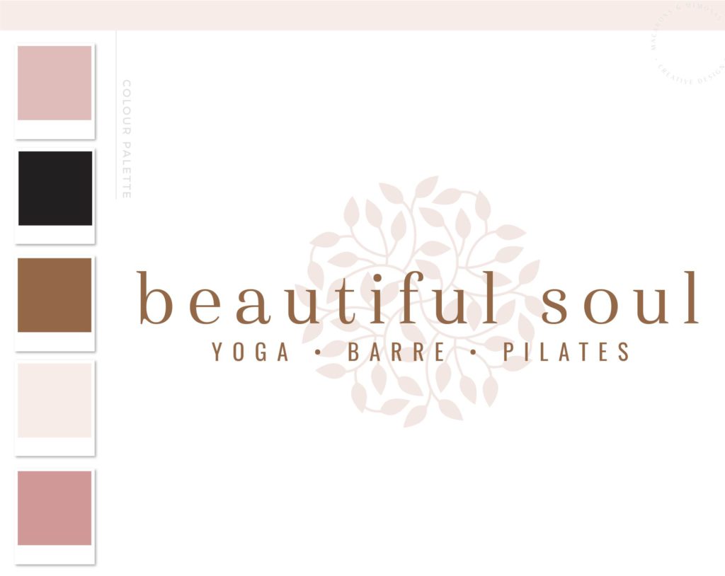 Beautiful Soul Logo Design • Macarons and Mimosas