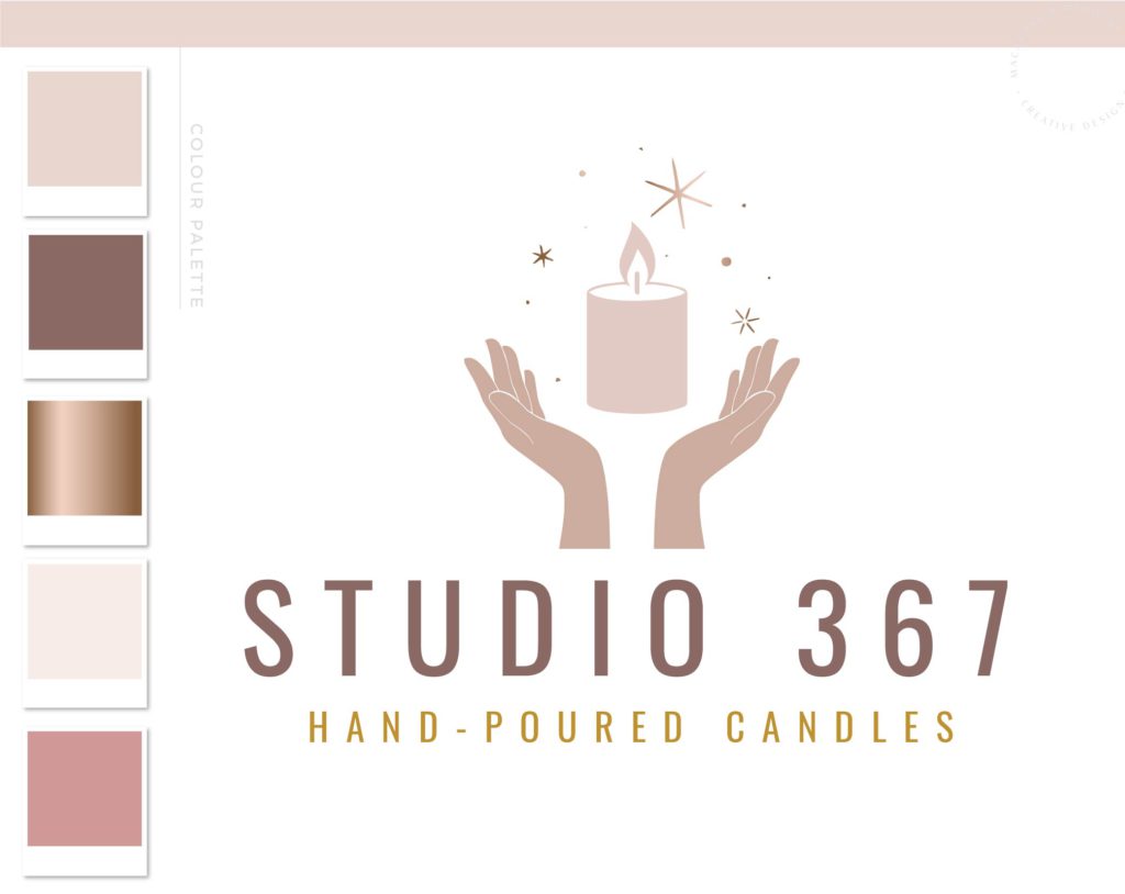 Studio 367 Logo Design • Macarons and Mimosas