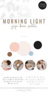 Morning Light Logo Design • Macarons and Mimosas