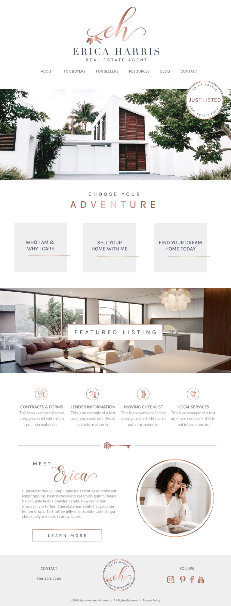 Real Estate Website Design • Wordpress Responsive