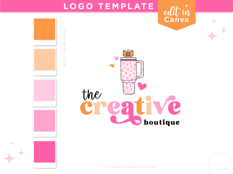 Tumbler Logo Design for Your Handmade Business