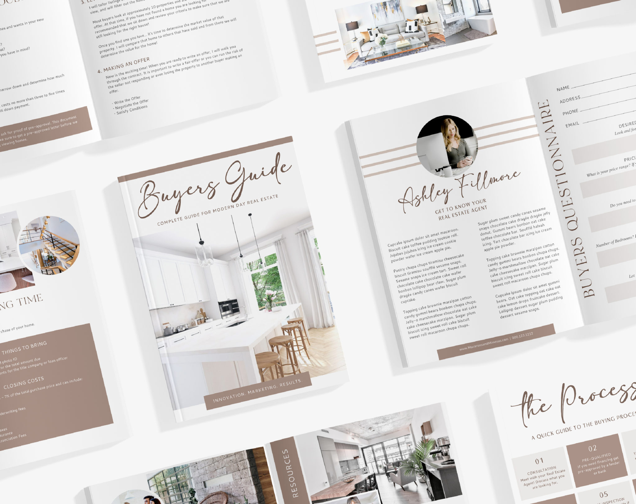 Home Buyers Guide Template for Canva • Macarons and Mimosas