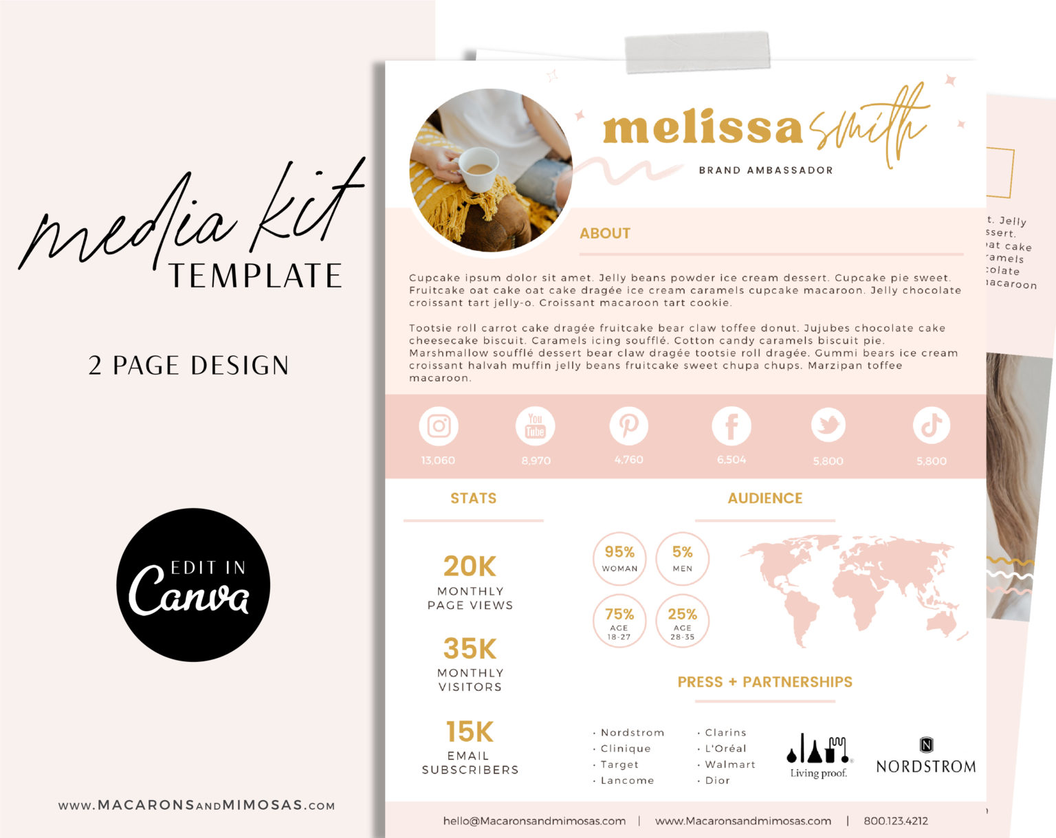 Influencer Media Kit Archives • Macarons and Mimosas