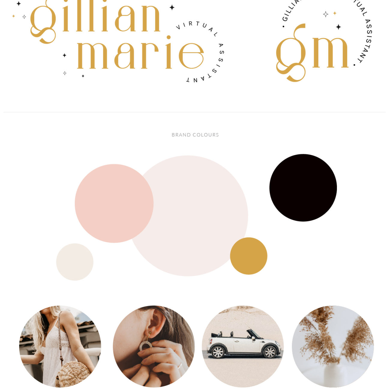 Vintage Retro Logo Design • Macarons and Mimosas