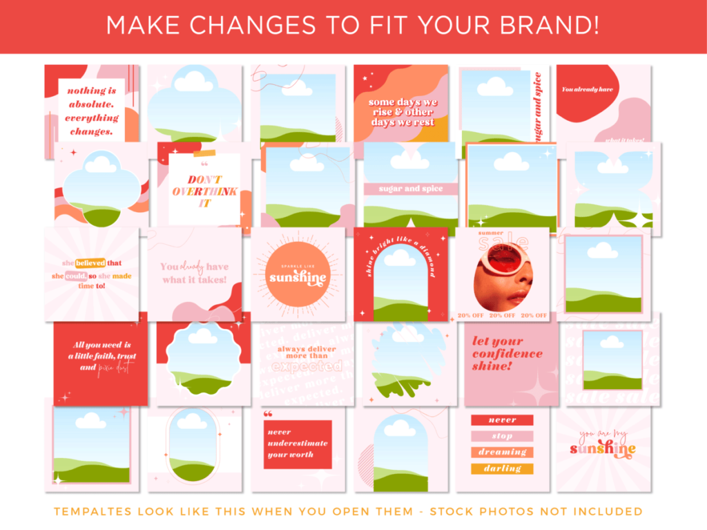 Instagram Banner Template • Macarons and Mimosas