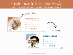 Boho Babe // Email Signature Template 2 • Macarons and Mimosas
