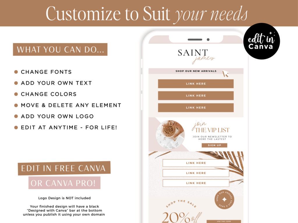 Aesthetic Bio Template in Boho Chic • Macarons and Mimosas