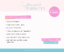 Bright Thank You Card Template for Canva • Macarons and Mimosas
