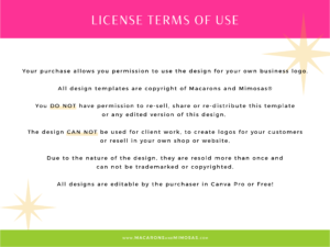 Teacher Logo Design & Branding Kit • Macarons and Mimosas