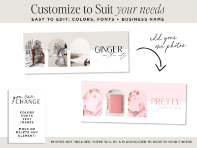 Facebook cover template maker in canva • Macarons and Mimosas