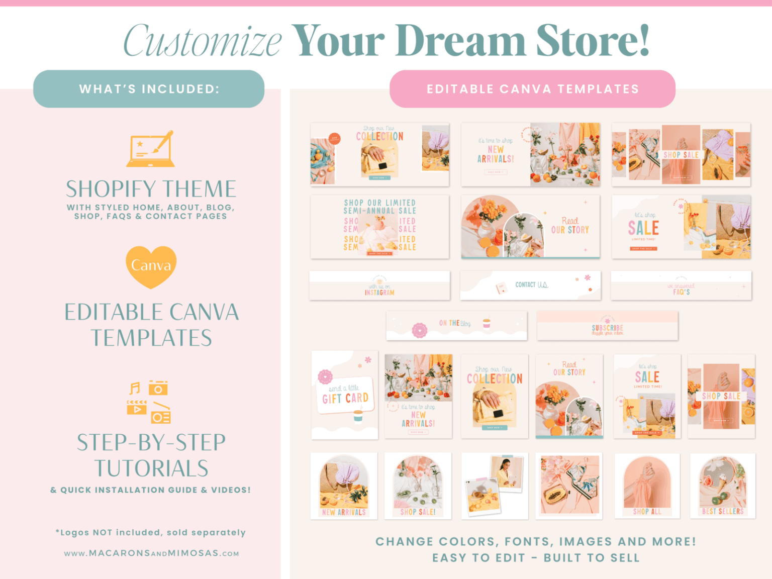 Customizable Shopify Theme for Creative Brands • Joyful Dreams